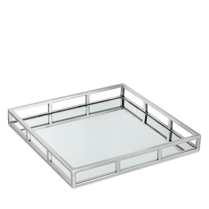Classic Touch Large Square Mirror Tray | Bloomingdale's