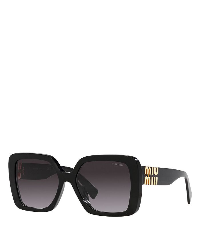 Miu Miu Square Sunglasses, 56mm | Bloomingdale's