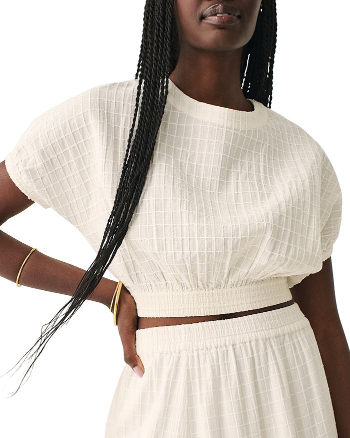 Faherty Windowpane Textured Top | Bloomingdale's