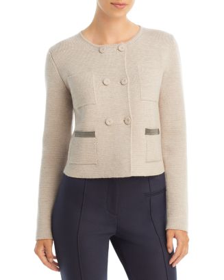 Fabiana Filippi Double Breasted Button Front Jacket | Bloomingdale's