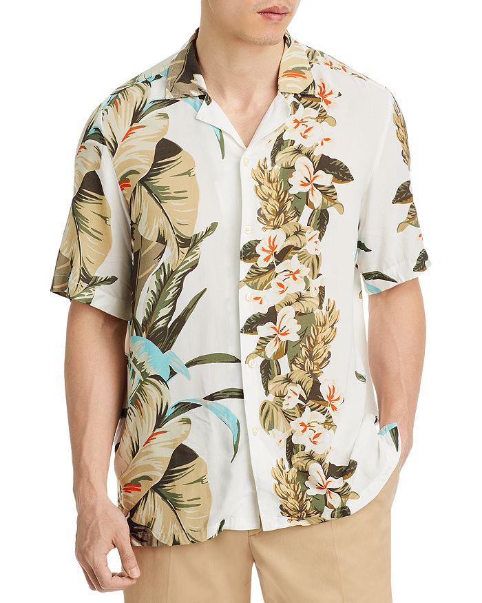 BOSS Rayer Regular Fit Camp Shirt | Bloomingdale's