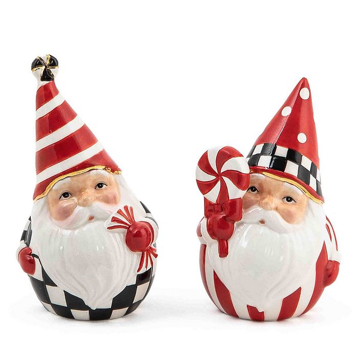 Mackenzie-Childs Peppermint Salt and Pepper Set | Bloomingdale's