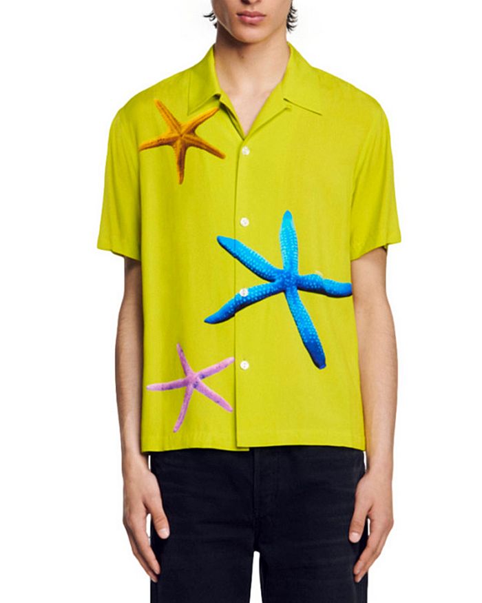 Sandro Short Sleeve Starfish Shirt | Bloomingdale's