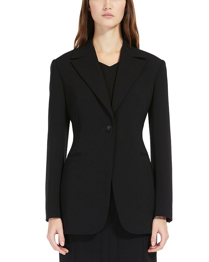 Max Mara Studio Ethel One Button Blazer | Bloomingdale's