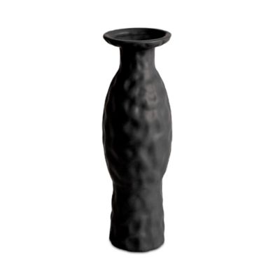 Global Views Black Volcano Volcanic Wide Lip Vase | Bloomingdale's