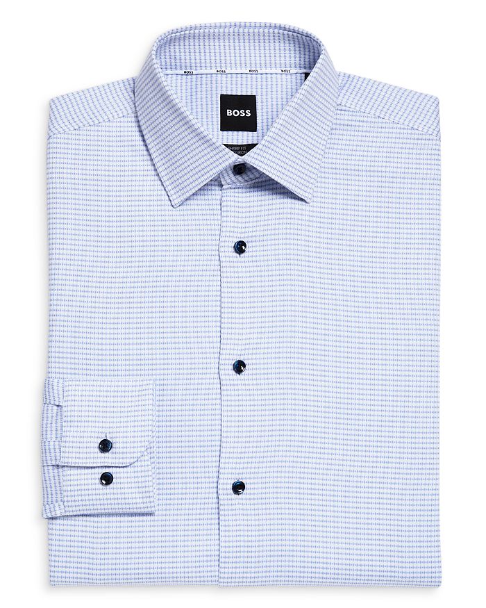 BOSS Cotton Blend Sharp Fit Dress Shirt | Bloomingdale's