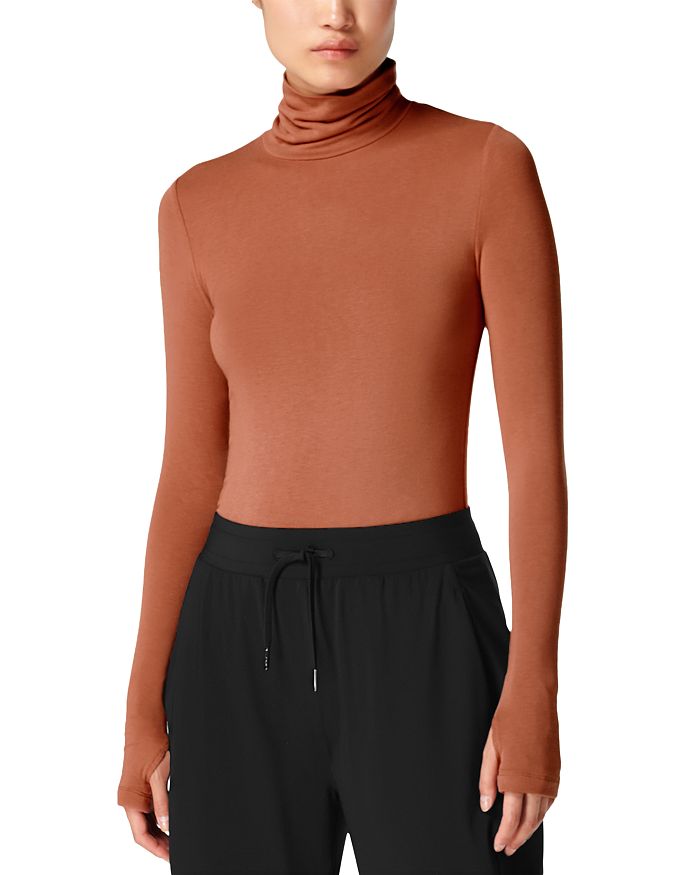 Sweaty Betty Build It Up Turtleneck Tee | Bloomingdale's