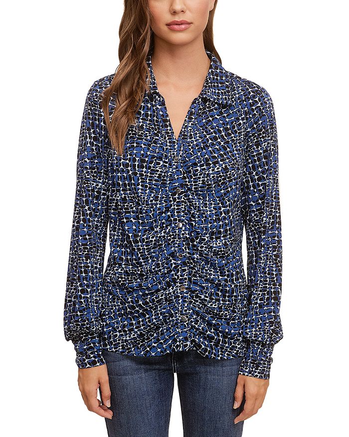 Single Thread Ruched Front Shirt | Bloomingdale's