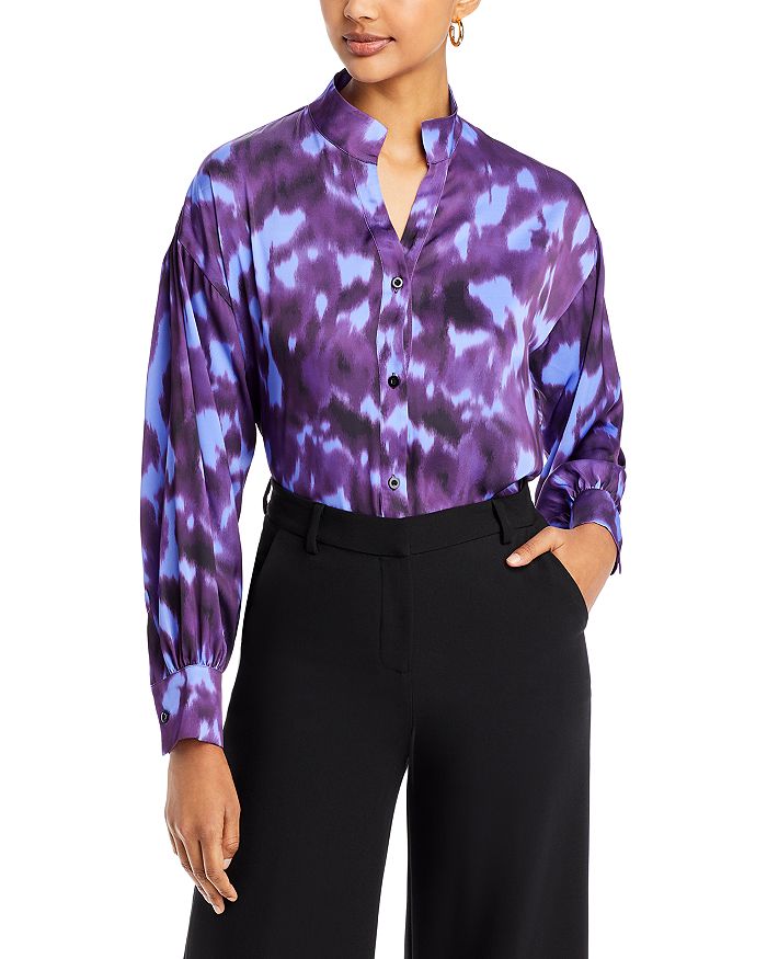 Misook Abstract Print Blouse | Bloomingdale's