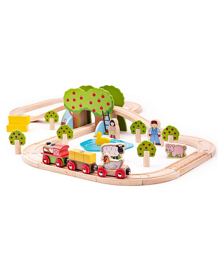 Bigjigs Rail Farm Train Set - Ages 3+ | Bloomingdale's