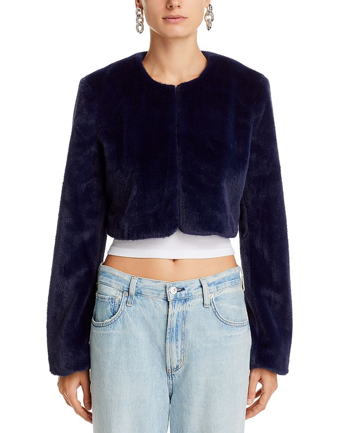 STAUD Casimira Faux Fur Jacket | Bloomingdale's