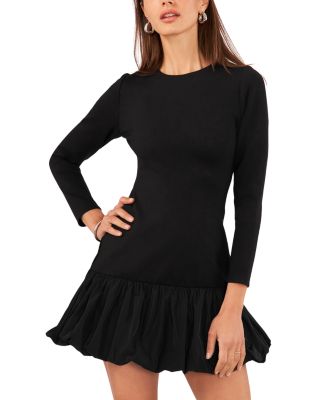 1.STATE Bubble Hem Mini Dress | Bloomingdale's