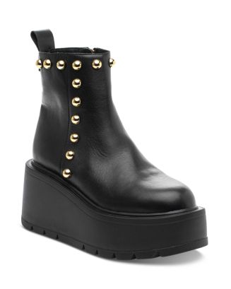 J/Slides Women's Viceroy Studded Platform Booties | Bloomingdale's