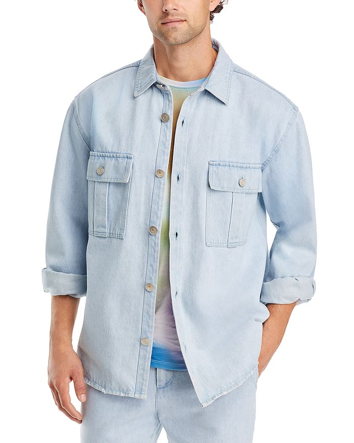 ATM Anthony Thomas Melillo Washed Denim Shirt Jacket | Bloomingdale's