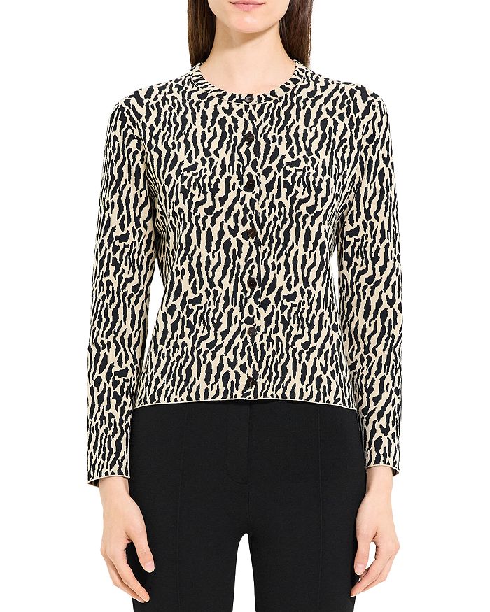 Theory Bristol Fitted Cardigan Sweater | Bloomingdale's