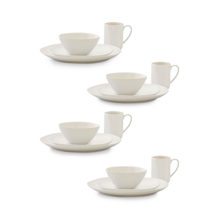 Portmeirion 16 Piece Sophie Conran Arbor White Dinnerware Set ...