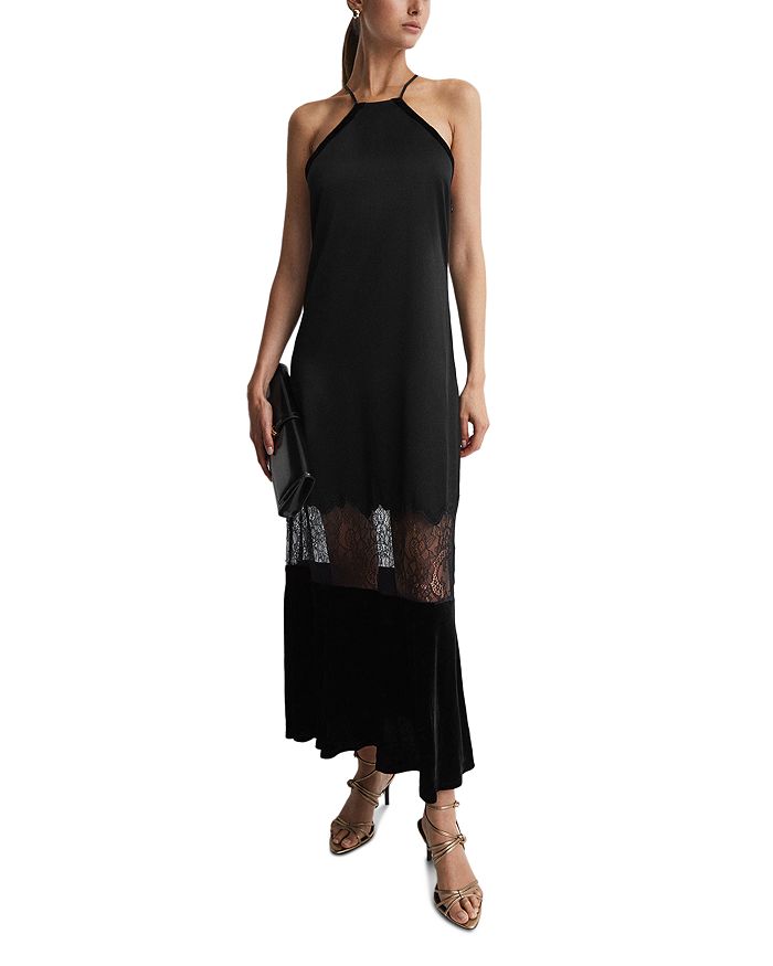 REISS Janelle Lace Panel Dress | Bloomingdale's