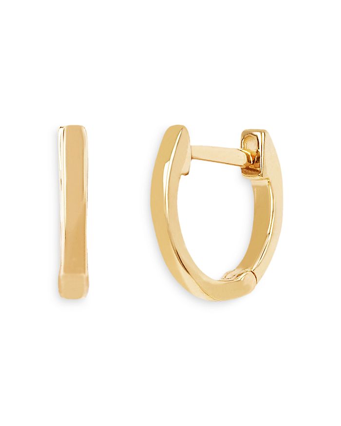 EF Collection 14K Yellow Gold Mini Huggie Hoop Earrings | Bloomingdale's