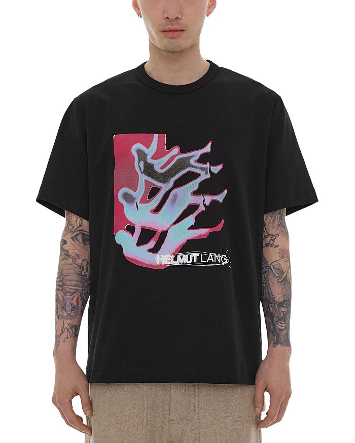 Helmut Lang Oversized Short Sleeve Graphic Tee | Bloomingdale's