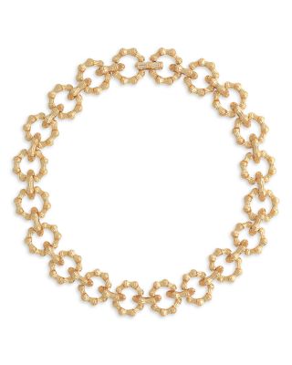 Click here for Anabel Aram Sculpted Bamboo Chain Necklace in 18K... prices