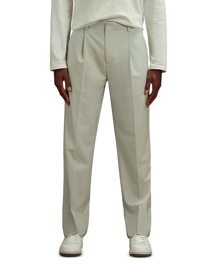 REISS Arden Pleated Twill Pants | Bloomingdale's