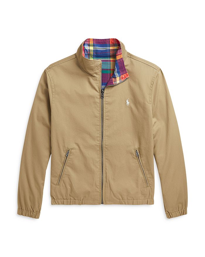 Ralph Lauren Boys' Reversible Cotton Jacket - Little Kid, Big Kid ...