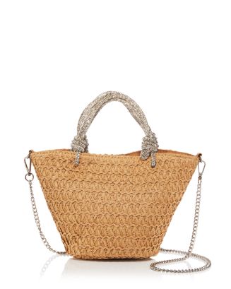 AQUA Crystal Tote - Exclusive | Bloomingdale's