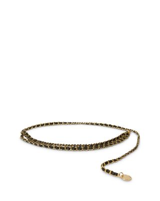 Click here for B-low the Belt Womens Giselle Mini Woven Chain Bel... prices