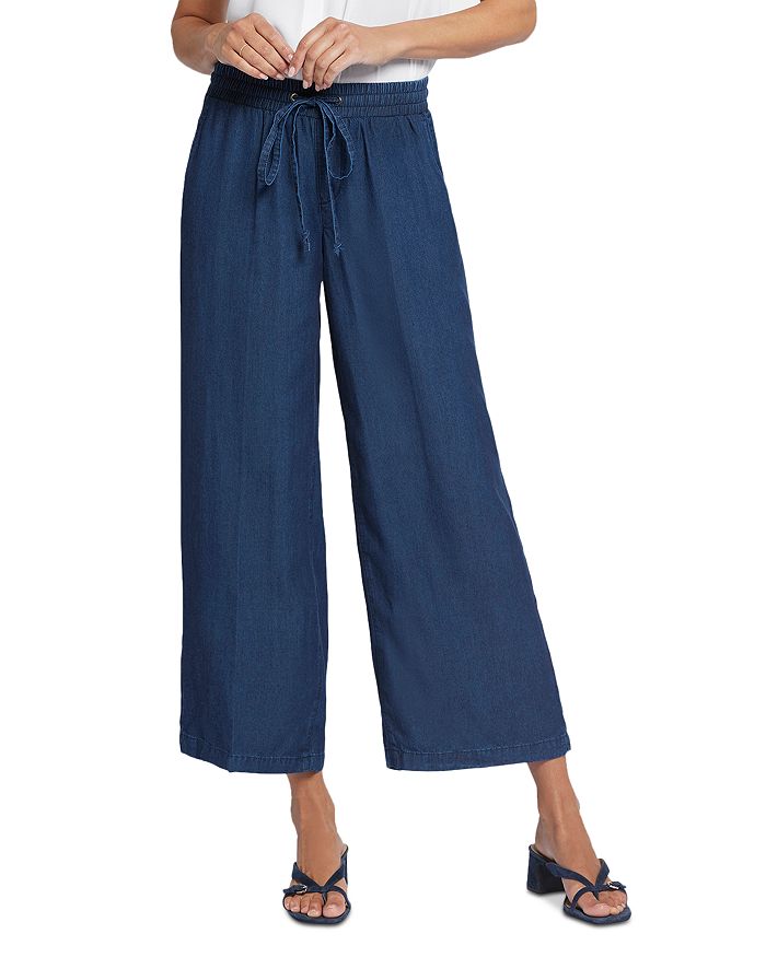 NYDJ Jayne Pull On Wide Leg Ankle Pants | Bloomingdale's