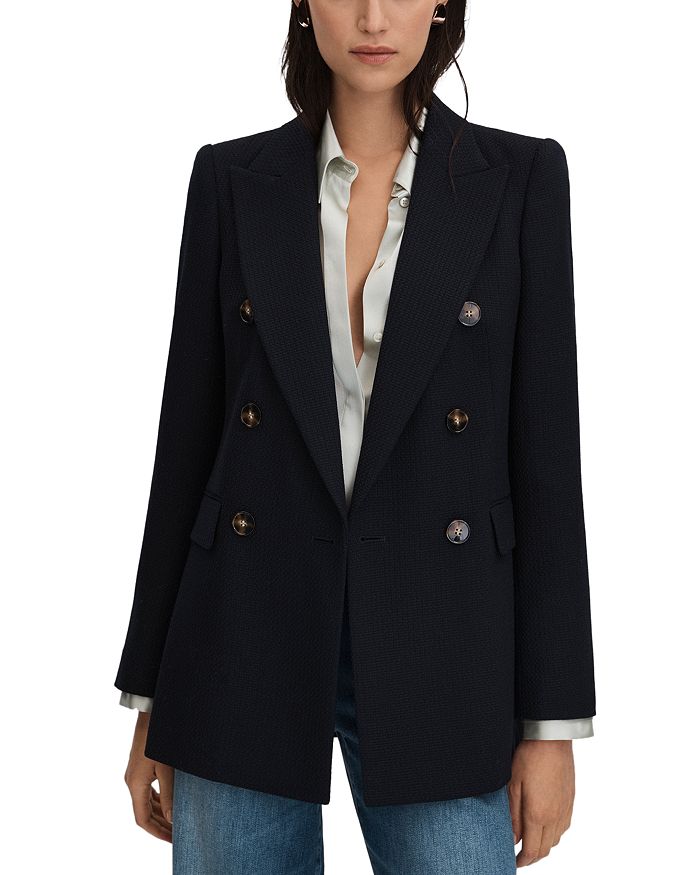 REISS Lana Double Breasted Blazer | Bloomingdale's