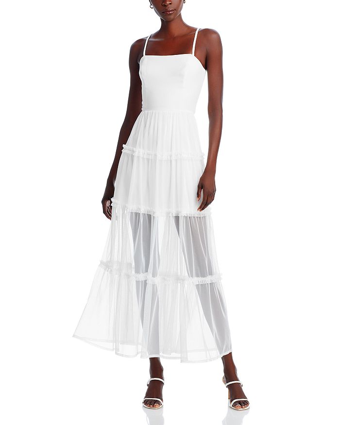 FRENCH CONNECTION Whisper Tiered Ruffled Dress | Bloomingdale's