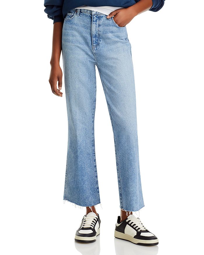 PAIGE Courtney Raw Hem Jeans in Khristndis | Bloomingdale's