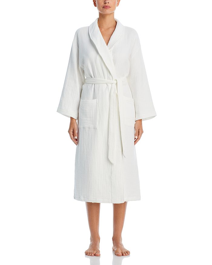 BAREFOOT DREAMS Malibu Collection Muslin Cotton Spa Robe | Bloomingdale's