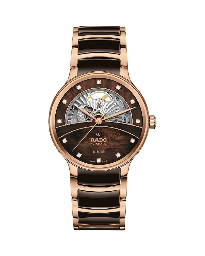 RADO Centrix Open Heart Automatic Watch, 39mm | Bloomingdale's