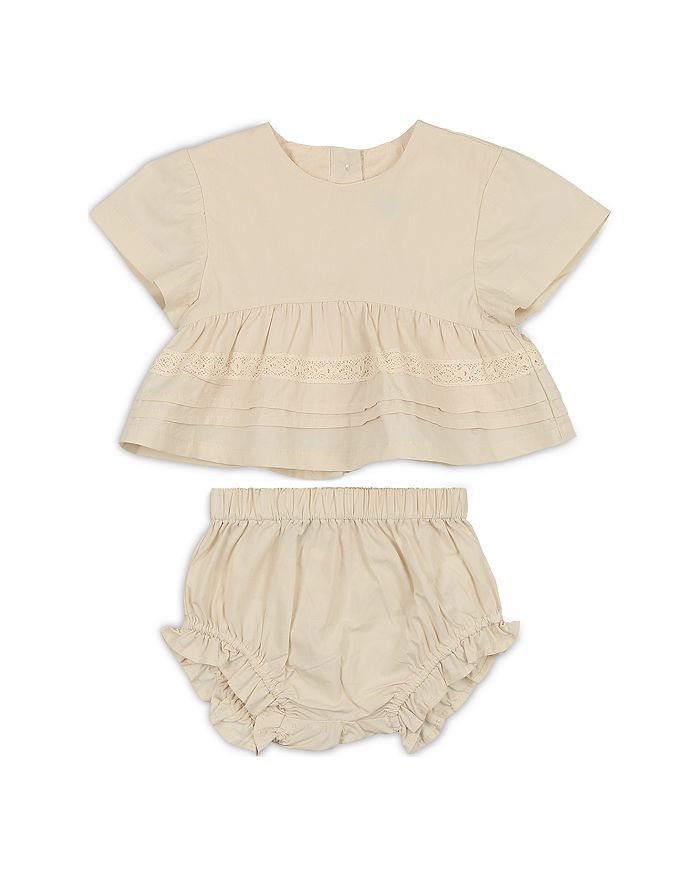 Maniere Girls' Pleats N Tiers Top & Bloomer Set - Baby, Little Kid ...