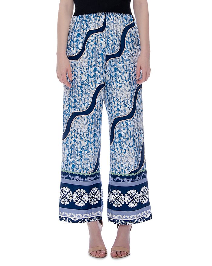 Gracia Printed Banded Pajama Long Pants | Bloomingdale's