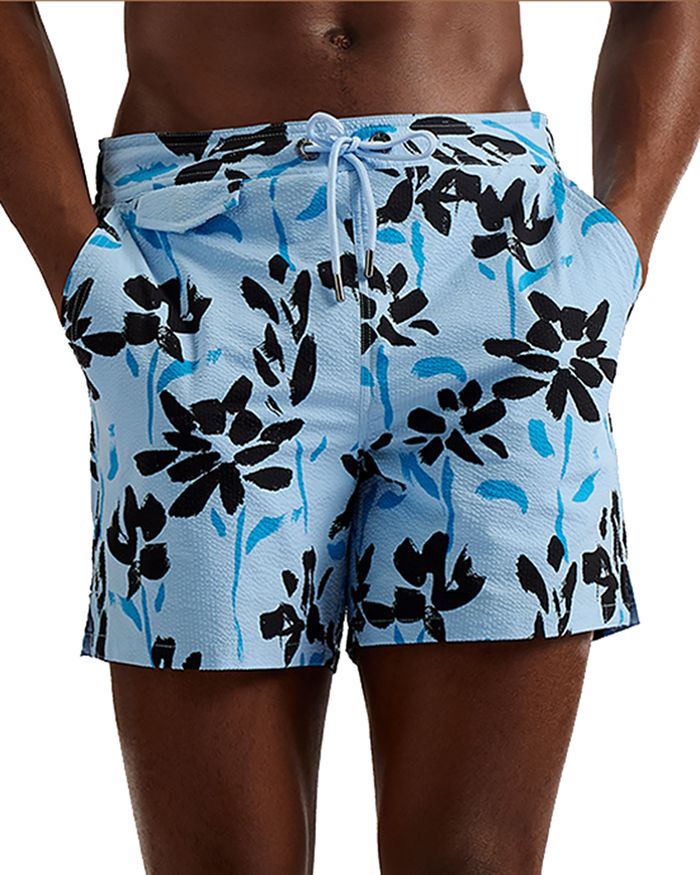 Ted Baker Arand Printed Drawstring Swim Trunks | Bloomingdale's