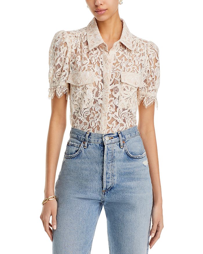 Generation Love Mina Lace Shirt | Bloomingdale's