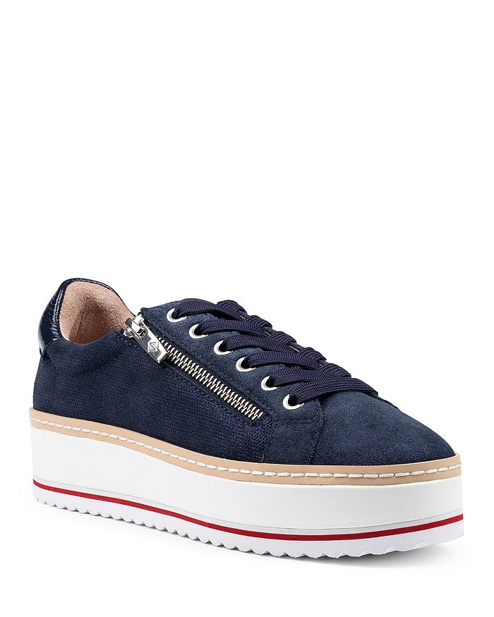 Donald Pliner Women's Zip Platform Sneakers | Bloomingdale's