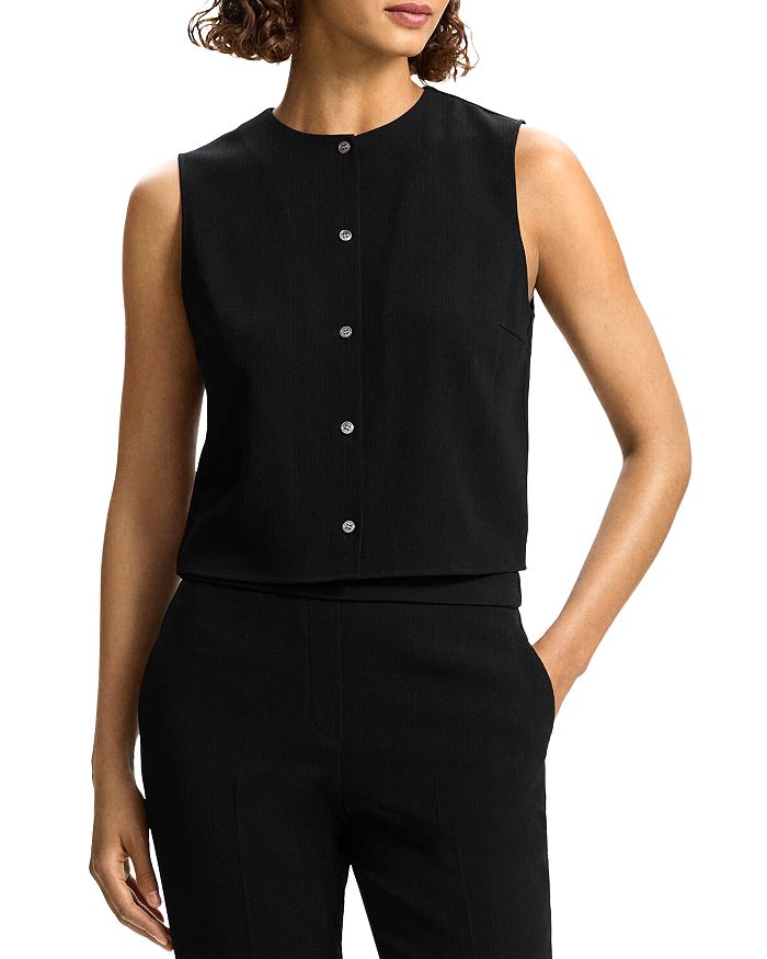 Theory Sleeveless Shell | Bloomingdale's