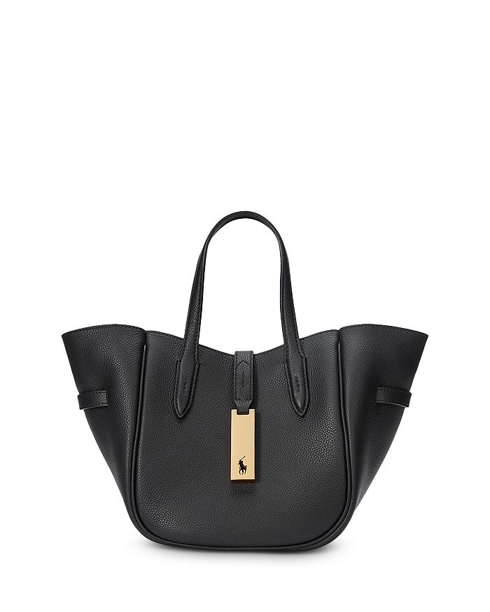 Polo Ralph Lauren Polo ID Leather Small Tote | Bloomingdale's