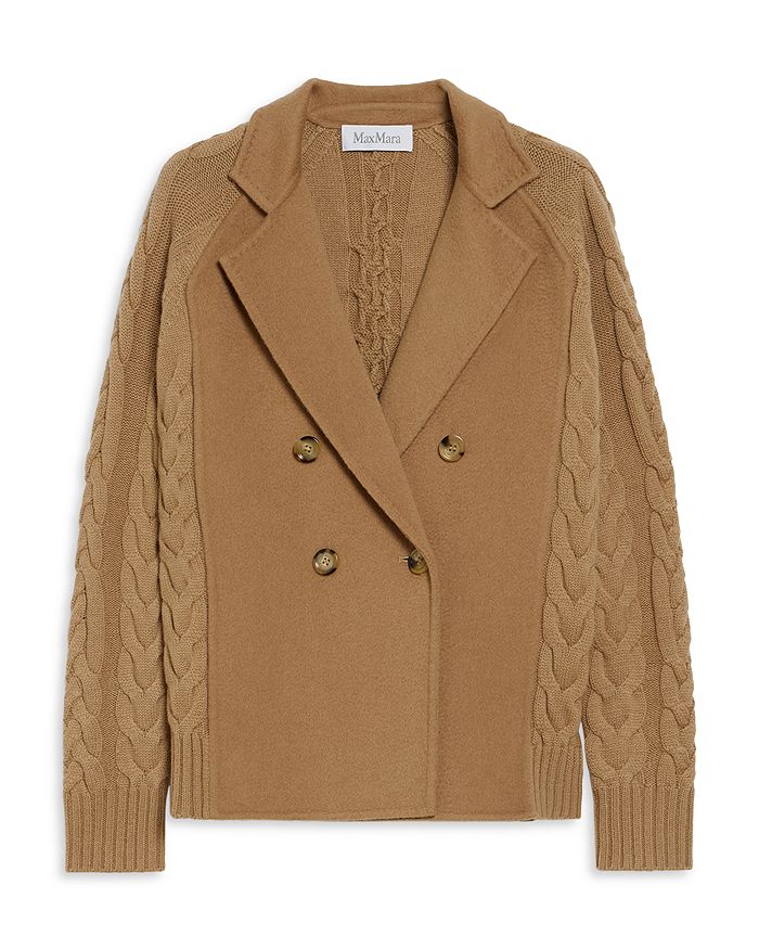 Max Mara Micio Knit Coat | Bloomingdale's