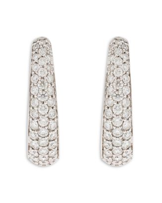 Alberto Milani 18K White Gold Via Fiori Chiari Diamond Earrings ...