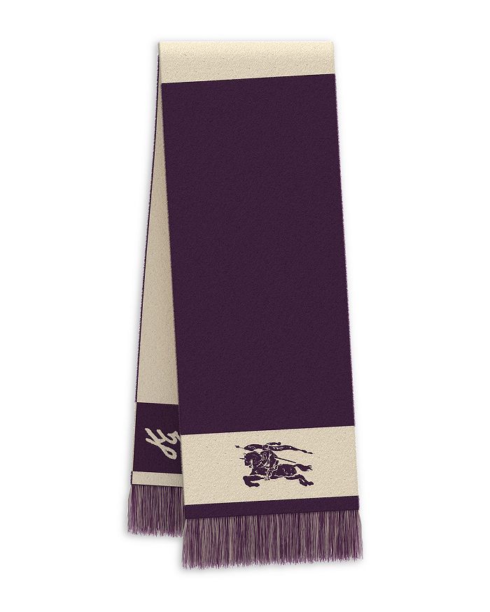 Burberry Equestrian Knight Design Wool Scarf | Bloomingdale's