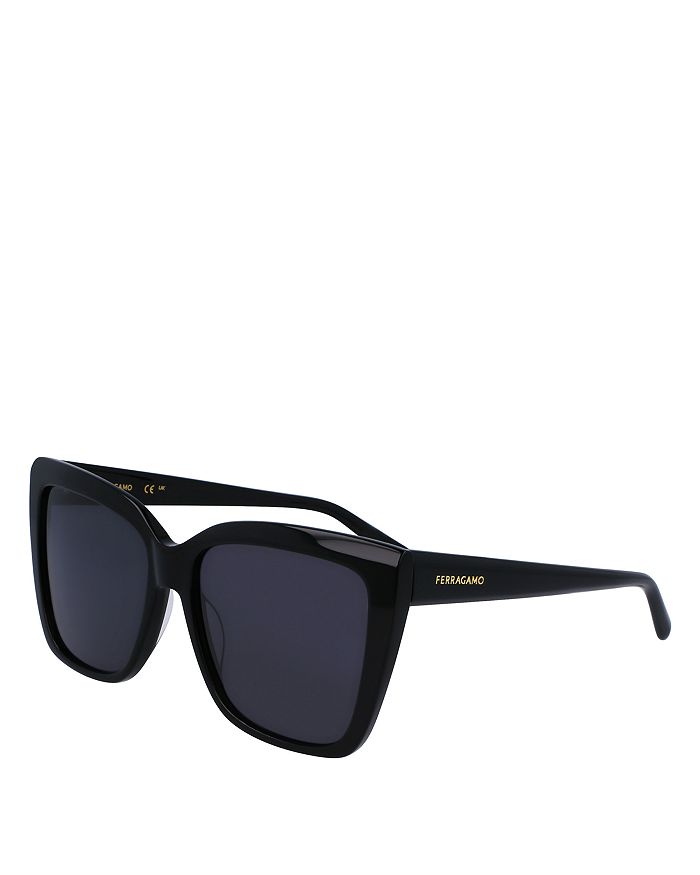 Ferragamo Classic Logo Angular Square Sunglasses, 58mm | Bloomingdale's