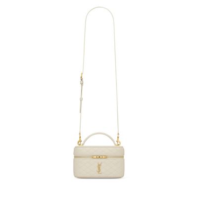 Click here for Saint Laurent Gaby Vanity Crossbody Top Handle Bag prices