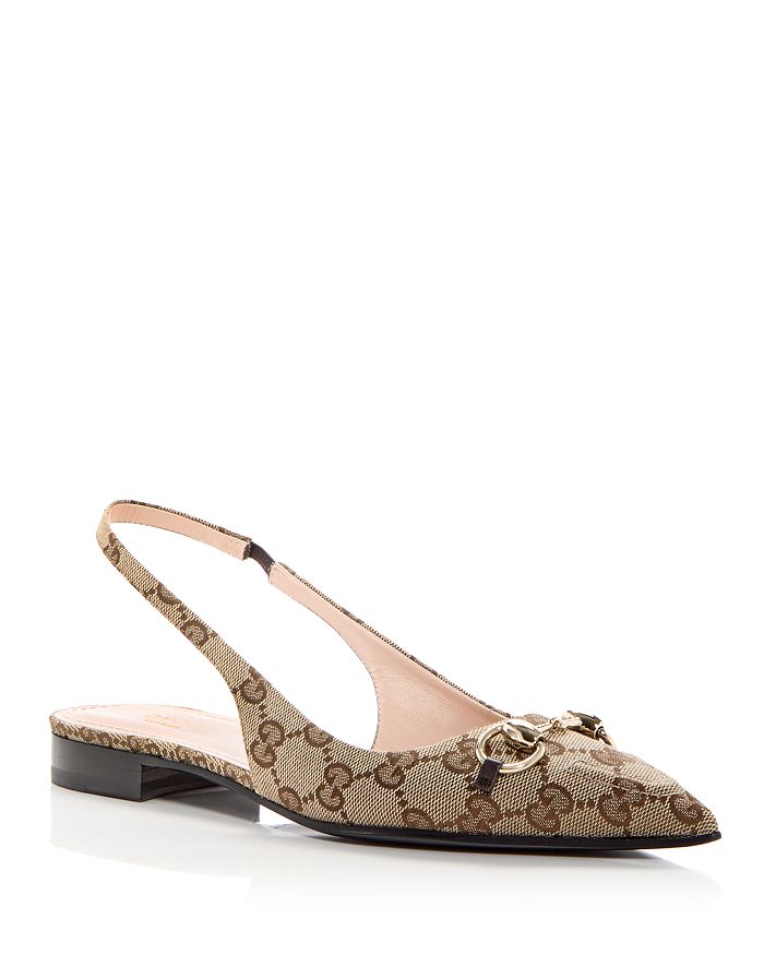 Gucci Women's Pointed Toe Slingback Pumps | Bloomingdale's