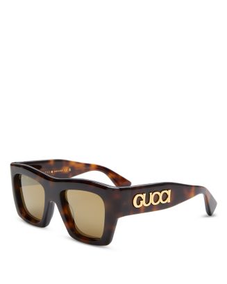 Gucci Square Sunglasses, 52mm | Bloomingdale's