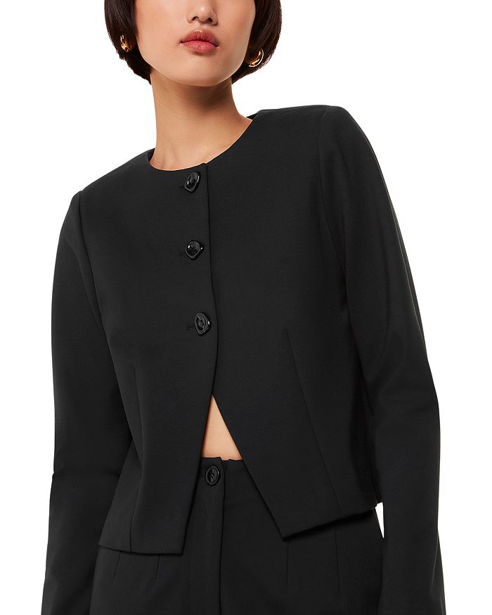 Whistles Anne Ponte Button Jacket | Bloomingdale's