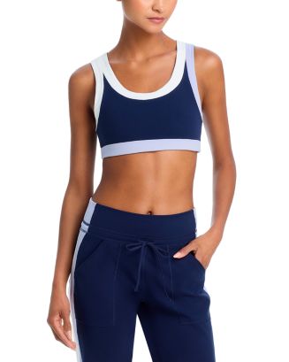 Free People Free People Never Better Color Block Ringer Bra ...